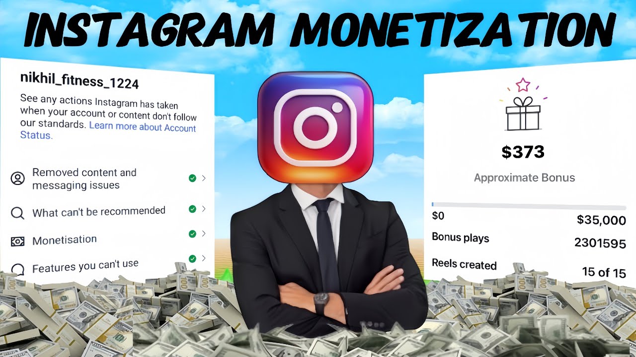 INSTAGRAM MONETIZATION 2025 | How to Enable instagram bonus option ...