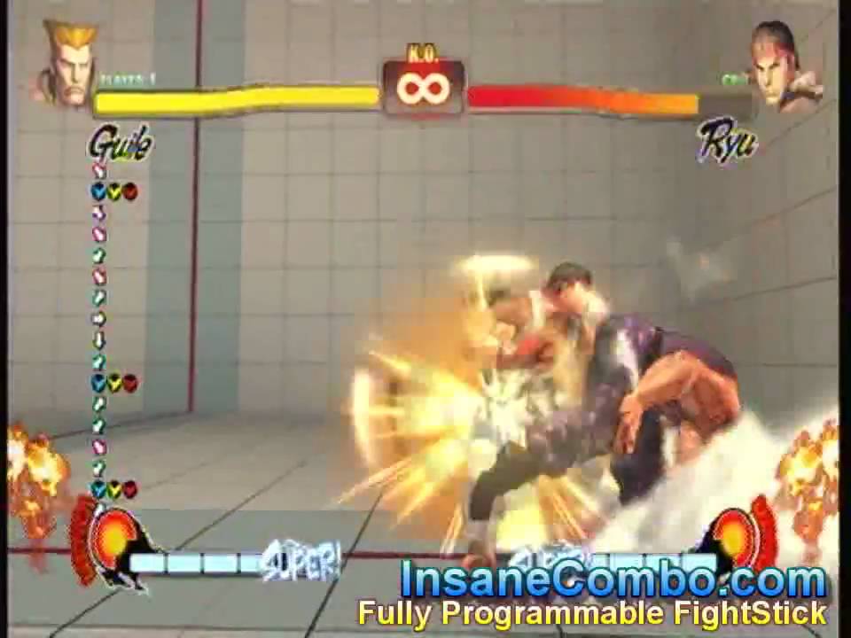 Street Fighter 4 Guile, Ultra Flash Explosion - YouTube