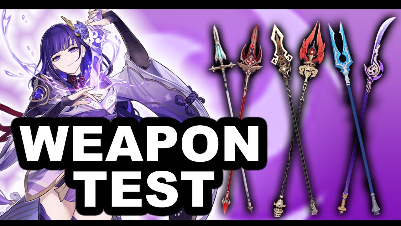 Raiden Shogun [Baal/EI] Weapon Tests 4-5 Stars The Catch Engulfing ...