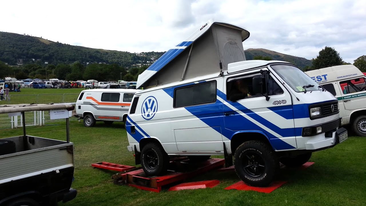 Busfest 2013 Test your Viscous Coupling on VW Transporter T3 Syncro ...