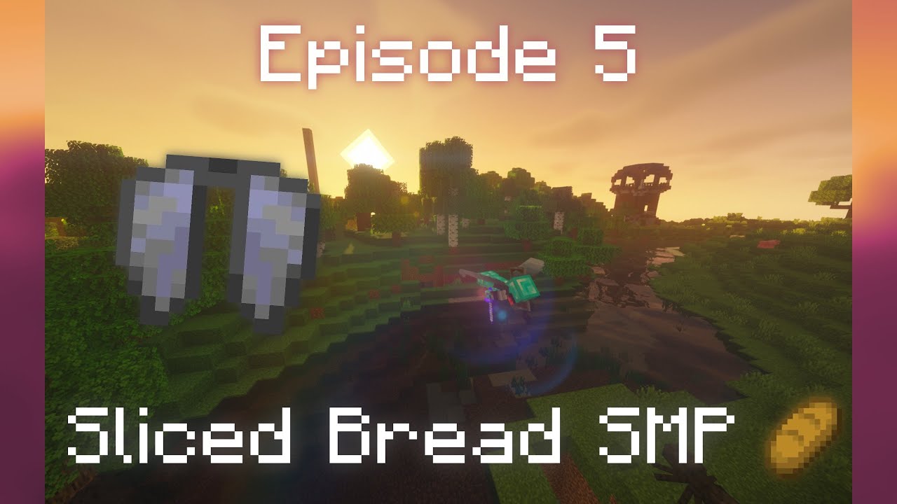 Sliced Bread SMP | Episode 5: Flying Across the End! (Minecraft 1.17 ...