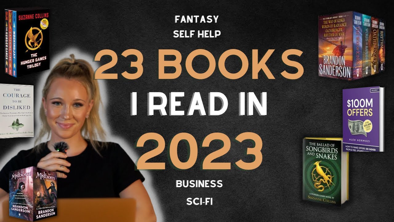 23 books I read in 2023 - YouTube