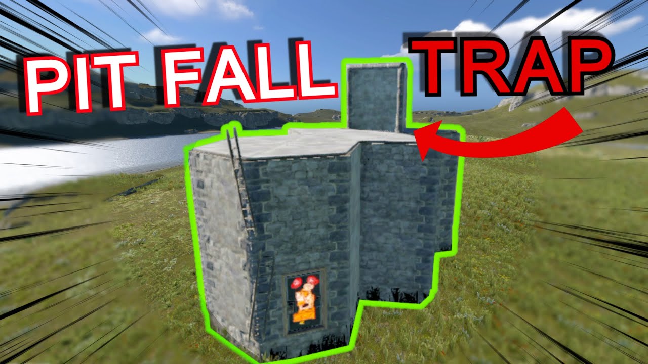 This pit fall trap base got me loaded |Rust Console - YouTube