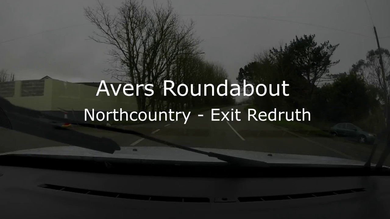 Avers Roundabout Cornwall. North Country direction exit to Redruth ...