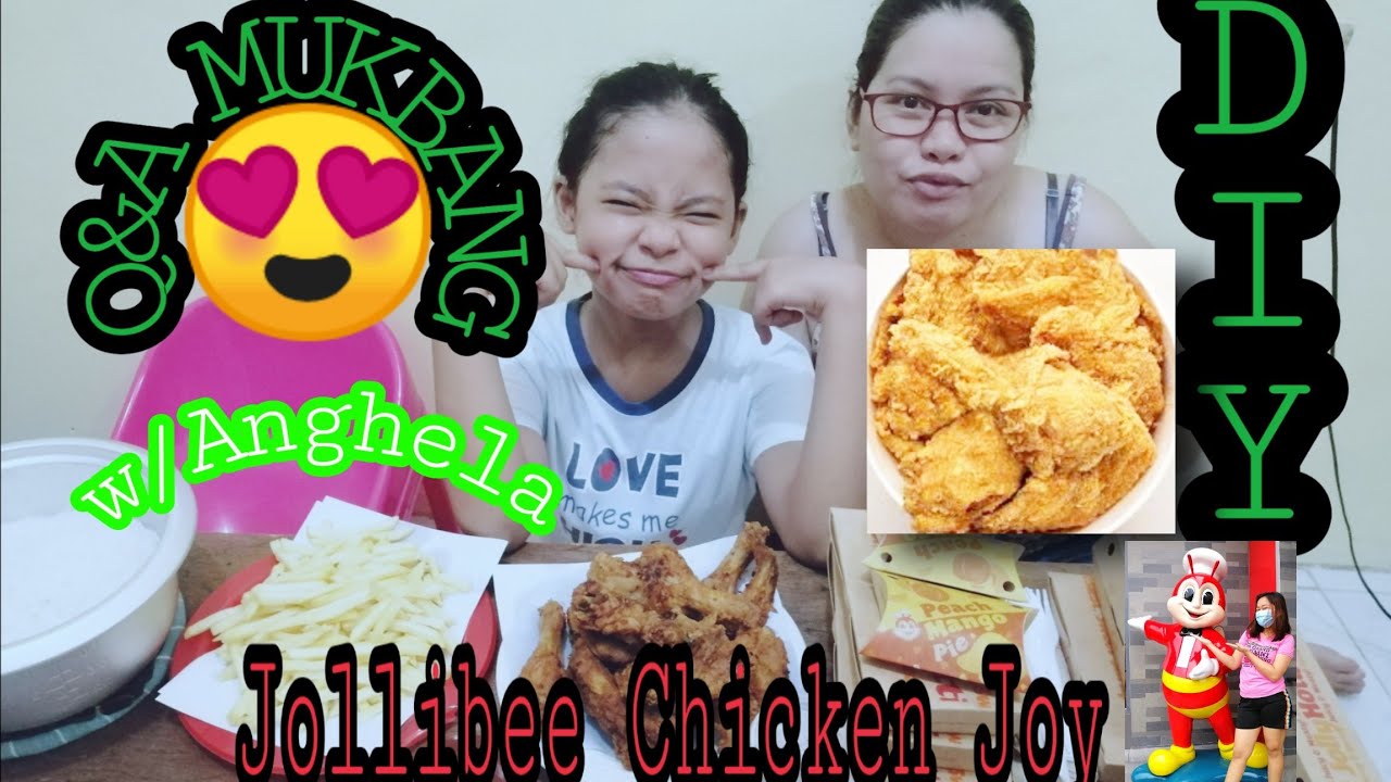 Q&A|Mukbang|DIY Jollibee Chicken Joy - YouTube