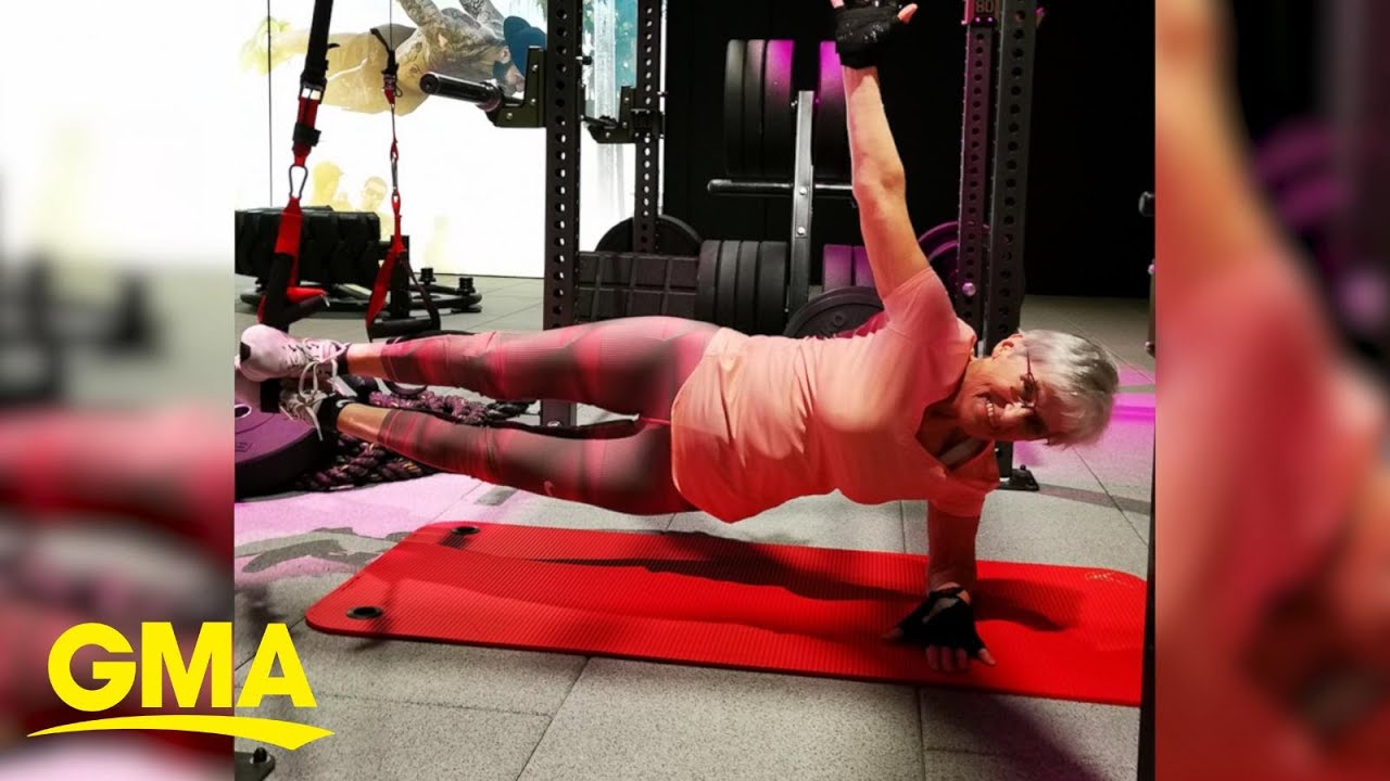 This 81 Year Old Grandma Is Fitness Goals L Gma D Youtube