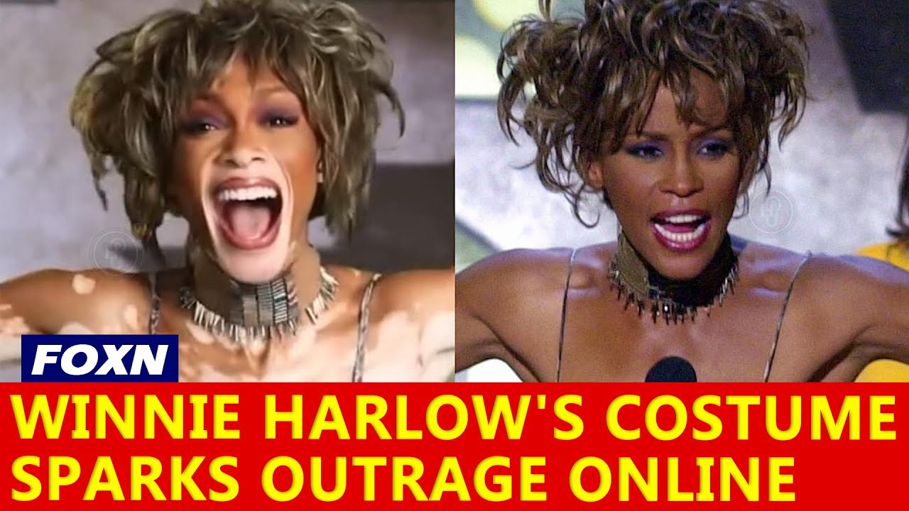 Winnie Harlow's Controversial Whitney Houston Costume Sparks Outrage ...