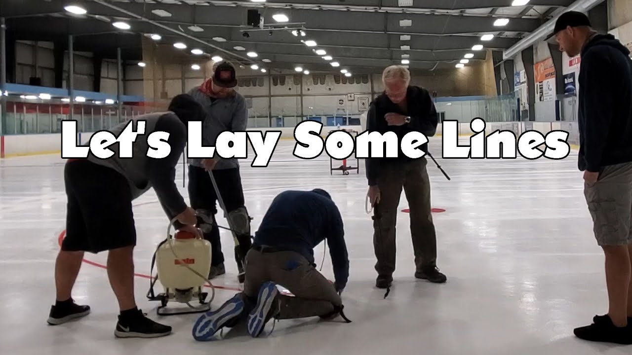 Ice Rink Instillation: Paper Lines - YouTube