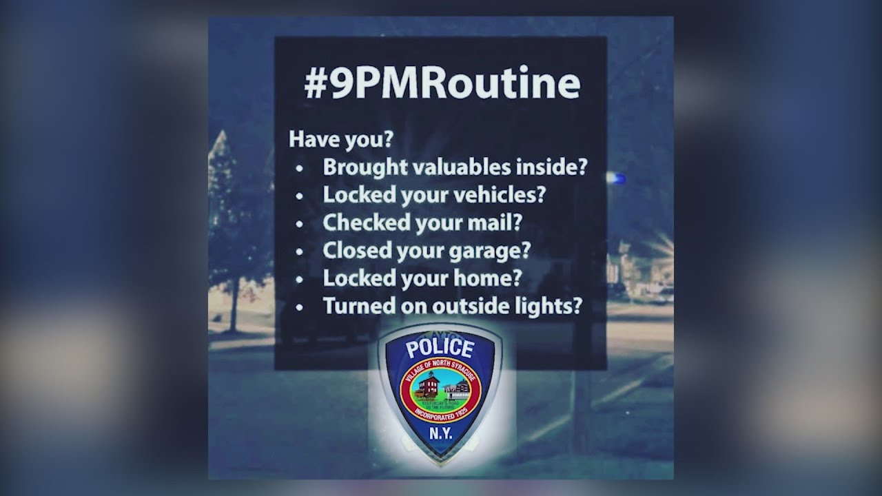 Are you doing the ‘9PM Routine?’ North Syracuse Police encourage you do ...