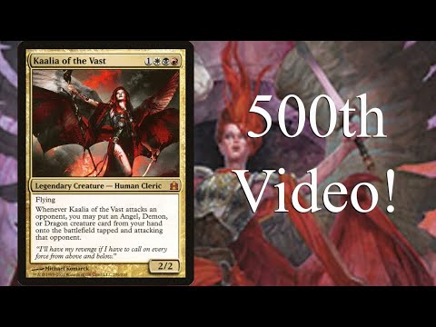500th Video Special! Let's Build a Kaalia of the Vast Commander Deck ...