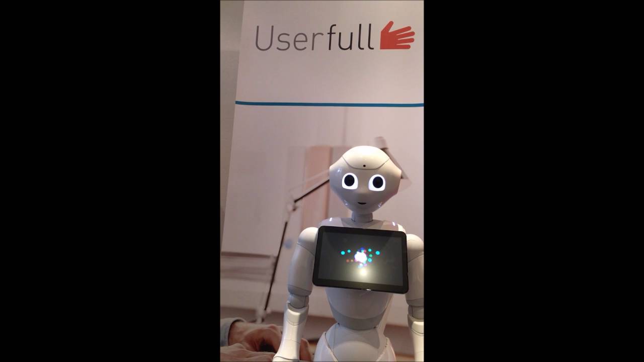 Pepper Robot Says Hello - YouTube
