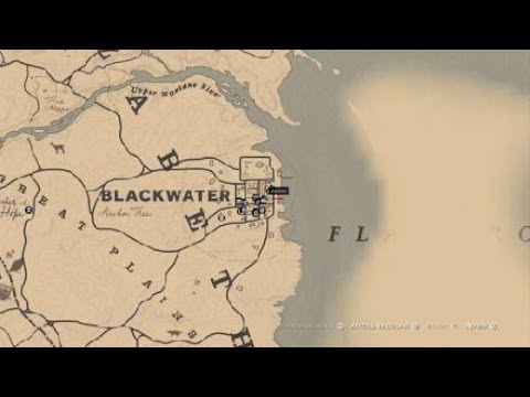 Red Dead Redemption 2 Blackwater, mystérieux message numéro 4 - YouTube