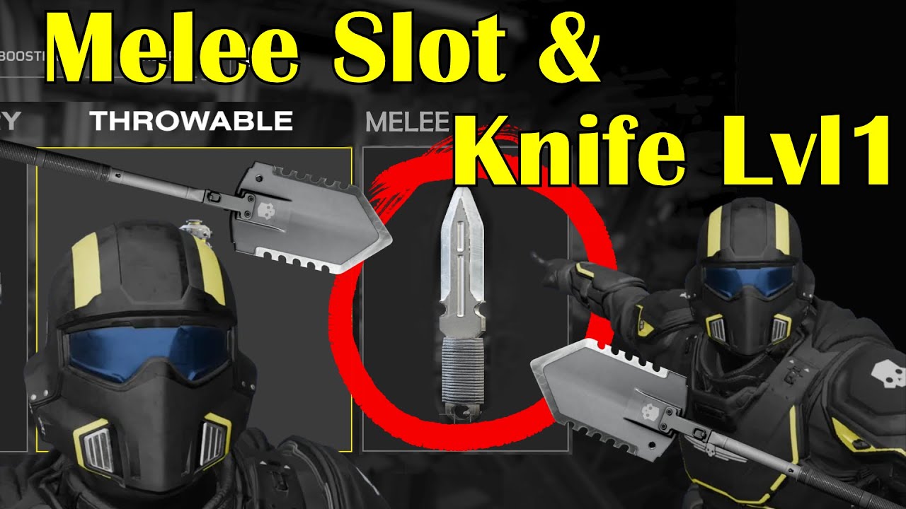 Helldivers2 Add Melee Slot into the game\ Light & Heavy Attack \Knife ...