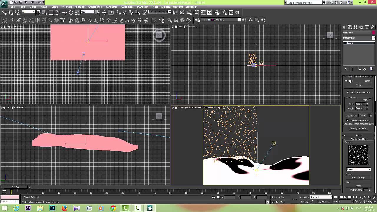 forest pack pro basic tutorial - YouTube