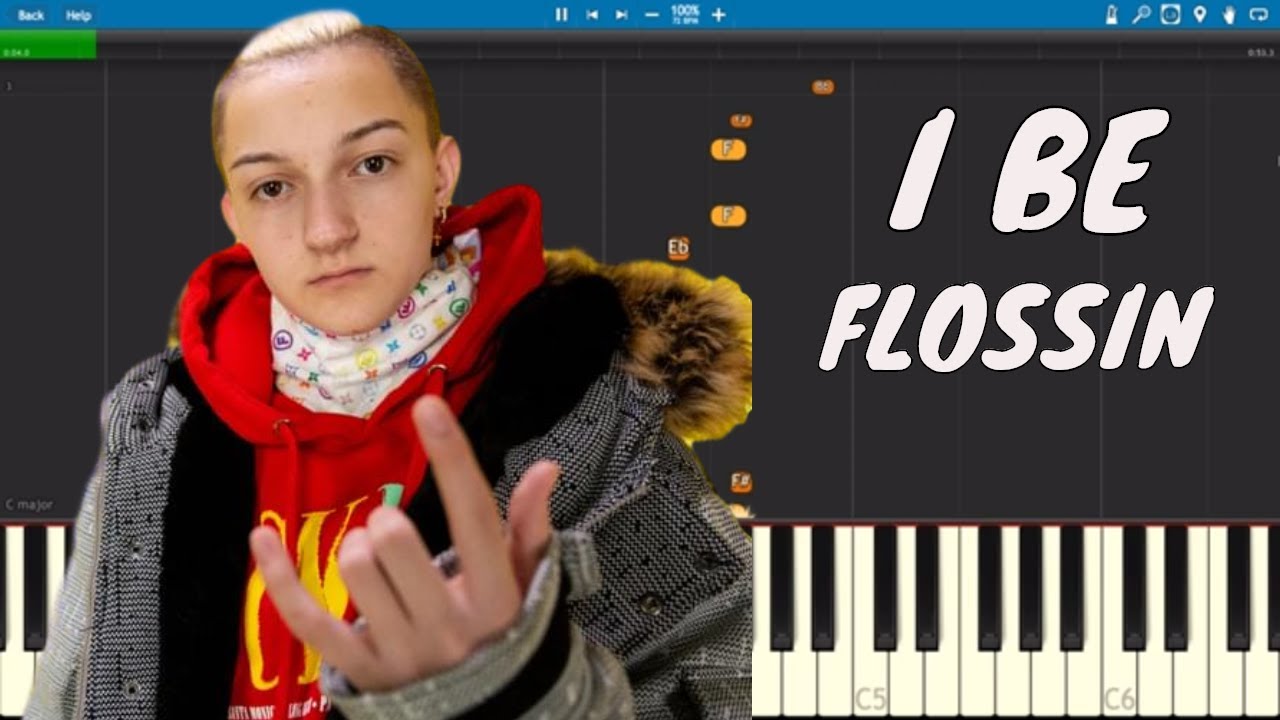 The Backpack Kid - Flossin Piano Tutorial - YouTube