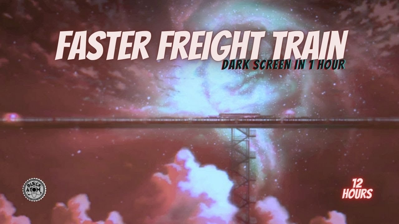 Fast Freight Train Ambience for Sleep: Relaxing Sound of a Train ...