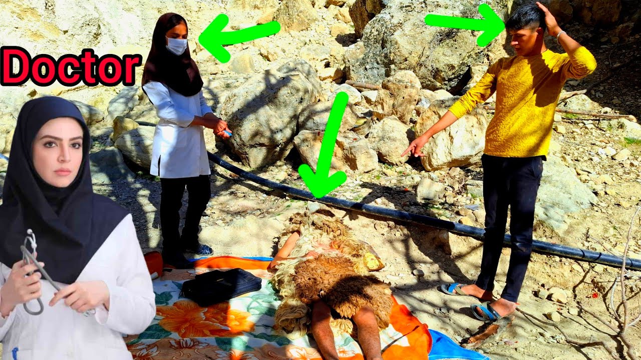 Caveman being treated by a female doctor - YouTube