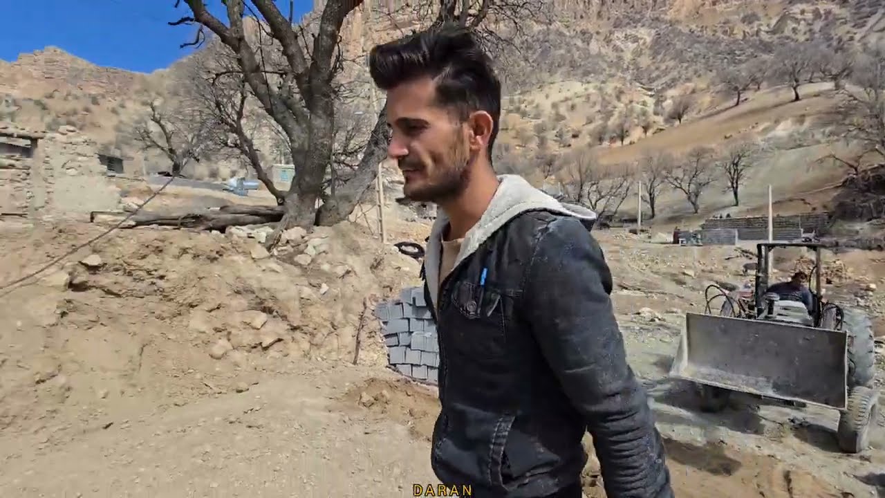 Nomadic Life: Building a Nomadic Couple's House | Different Steps of Building a Nomadic House 🚜 ...