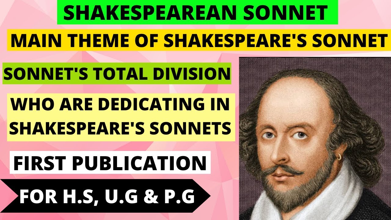 Main Theme of Shakespeare's sonnet||Sonnet's Total Division ...