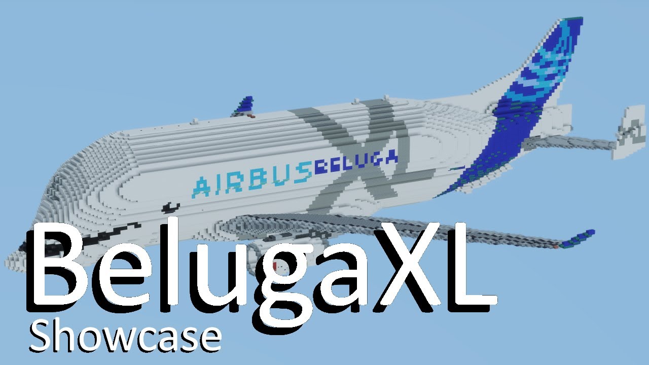Minecraft | A330-700L " BelugaXL " [3:1 Scale] | Showcase - YouTube