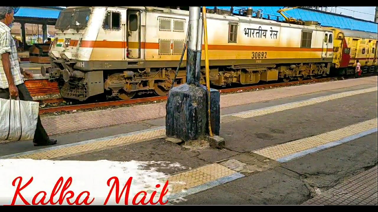 KALKA MAIL || Brand New Stylish wap7 Unit With "UTKRISHT COACHES ...