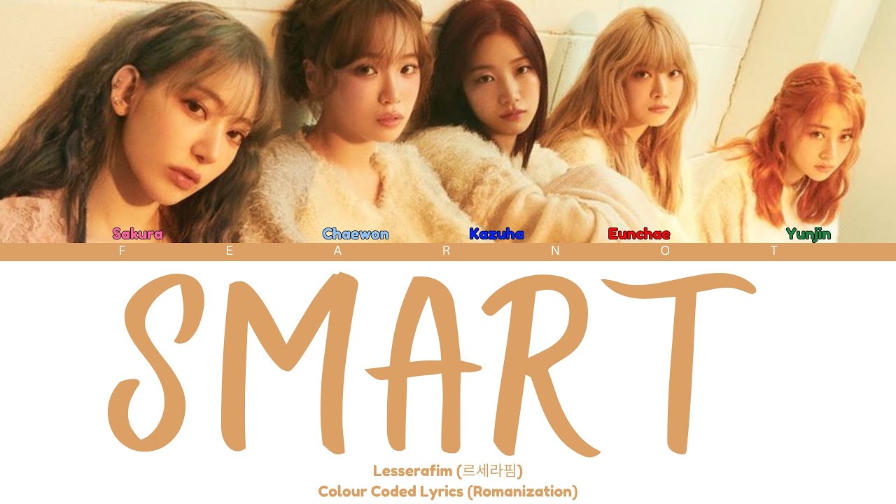 Lesserafim - Smart (Colour Coded Lyrics) | Subcribe and like - YouTube