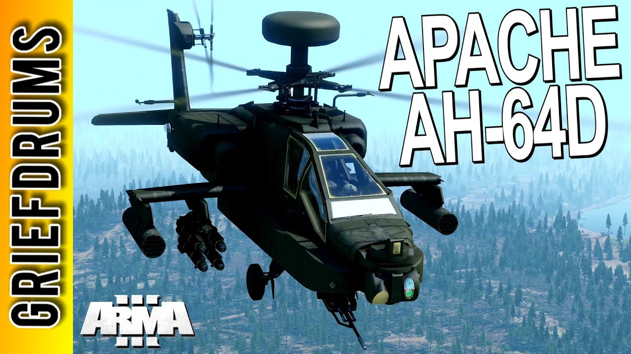 AH-64D Apache Longbow Close Air Support | Arma 3 - YouTube