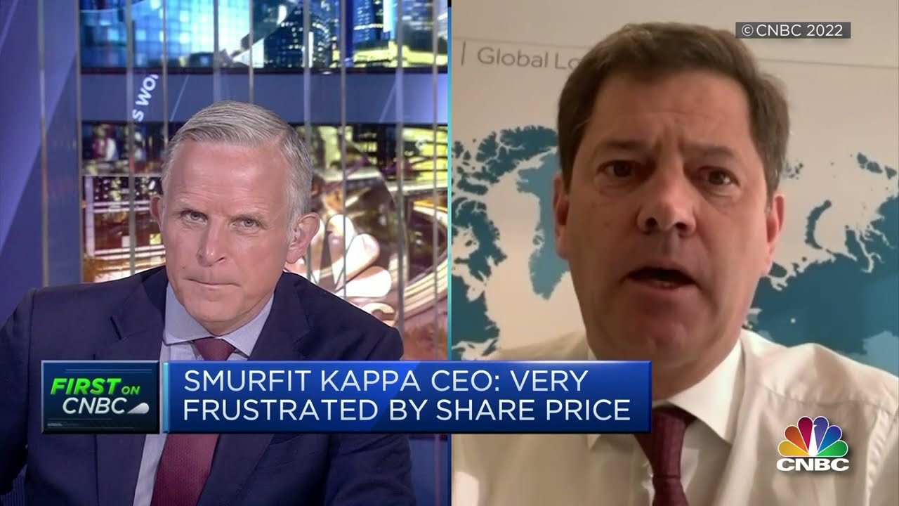 Tony Smurfit talks to CNBC about the Smurfit Kappa 2022 Half Year ...