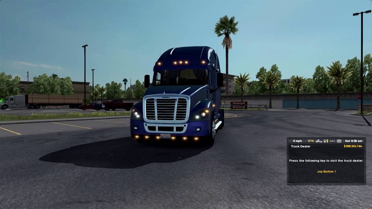 ATS MOD REVIEW #2 - Freightliner Cascadia - YouTube