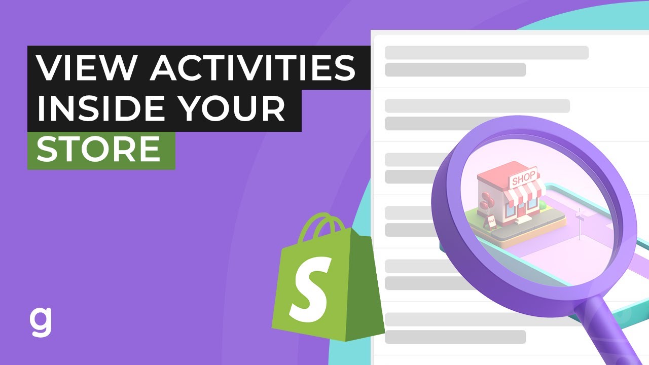 How to Track Store Activity on Shopify - YouTube