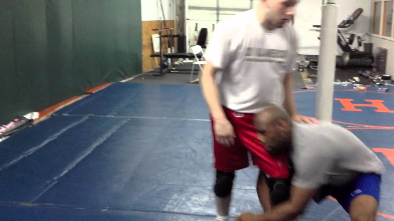 Wrestling Defense - front flip from high-single - YouTube