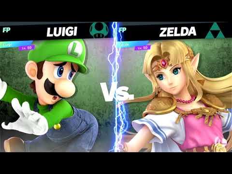 Super Smash Bros Ultimate Amiibo Fights – 3pm Poll Luigi vs Zelda - YouTube