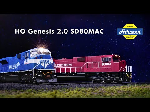 ALL NEW - Athearn Genesis 2.0 EMD SD80MAC - YouTube