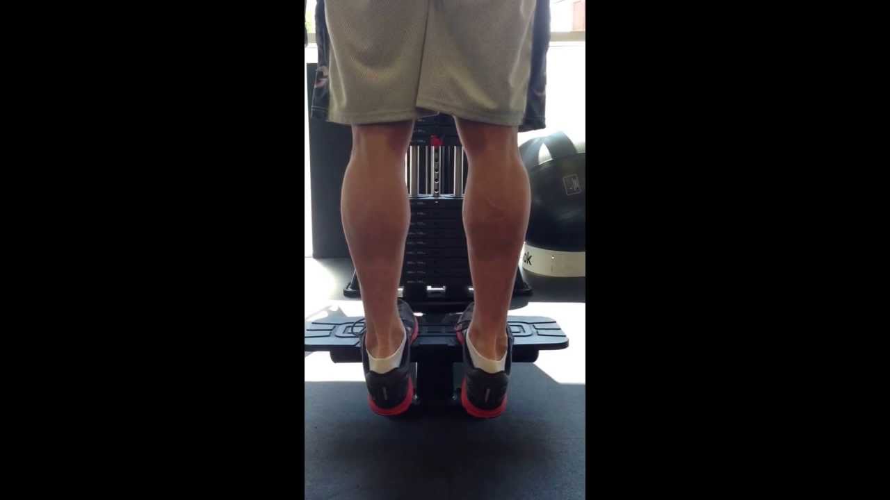 Full range calf raise - YouTube