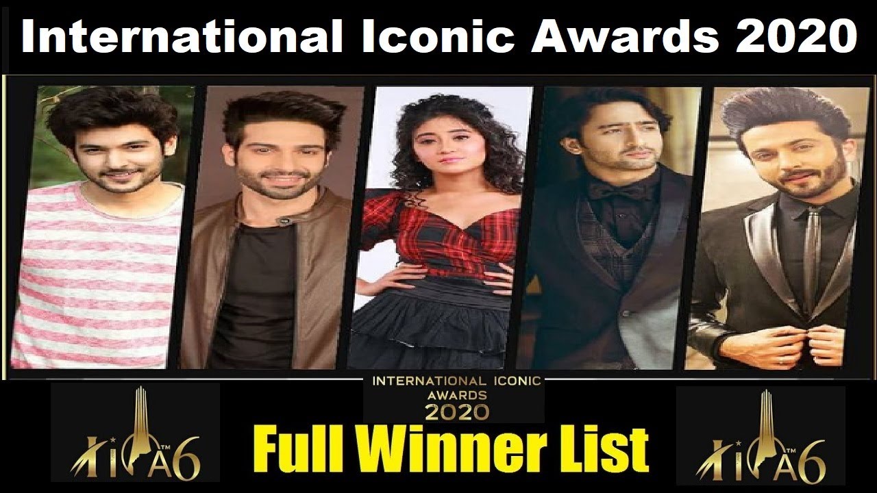 Full Winners List of International Iconic Awards 2020 | Shivangi Joshi ...