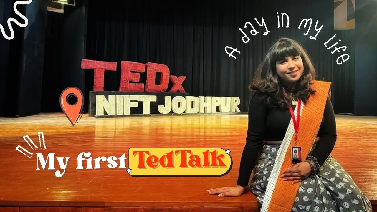 I VLOGGED MY WHOLE DAY AT TEDx NIFT JODHPUR | A Day in my life | Designer Didi - YouTube