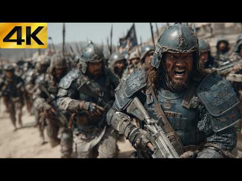 【4K】2026 Epic: Mercenary Time-Travels Into Ancient War, Wipes Out Millions Soldiers With Machine Gun