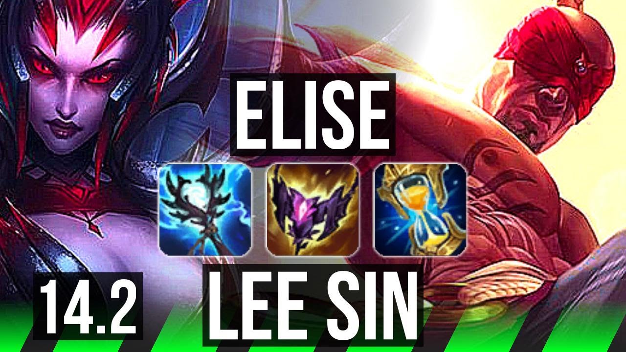 ELISE vs LEE SIN (JNG) | 69% winrate, 13/3/3 | KR Diamond | 14.2 - YouTube