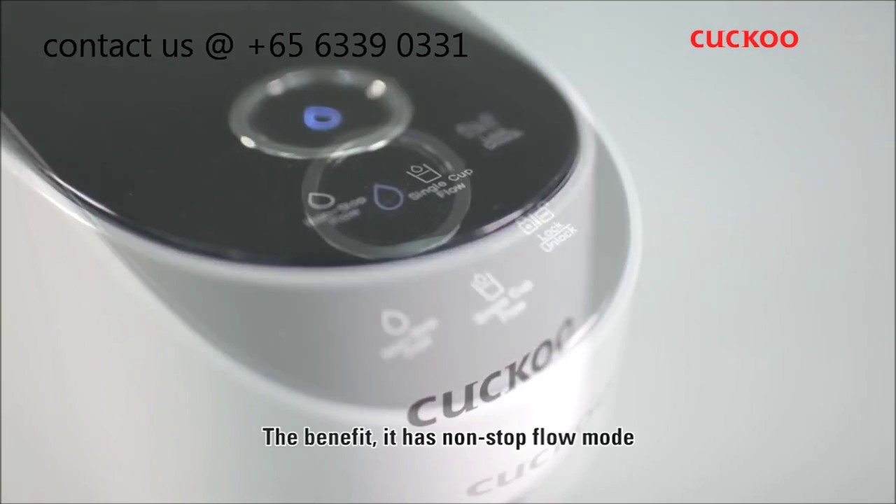 CUCKOO water purifier Epic model - YouTube
