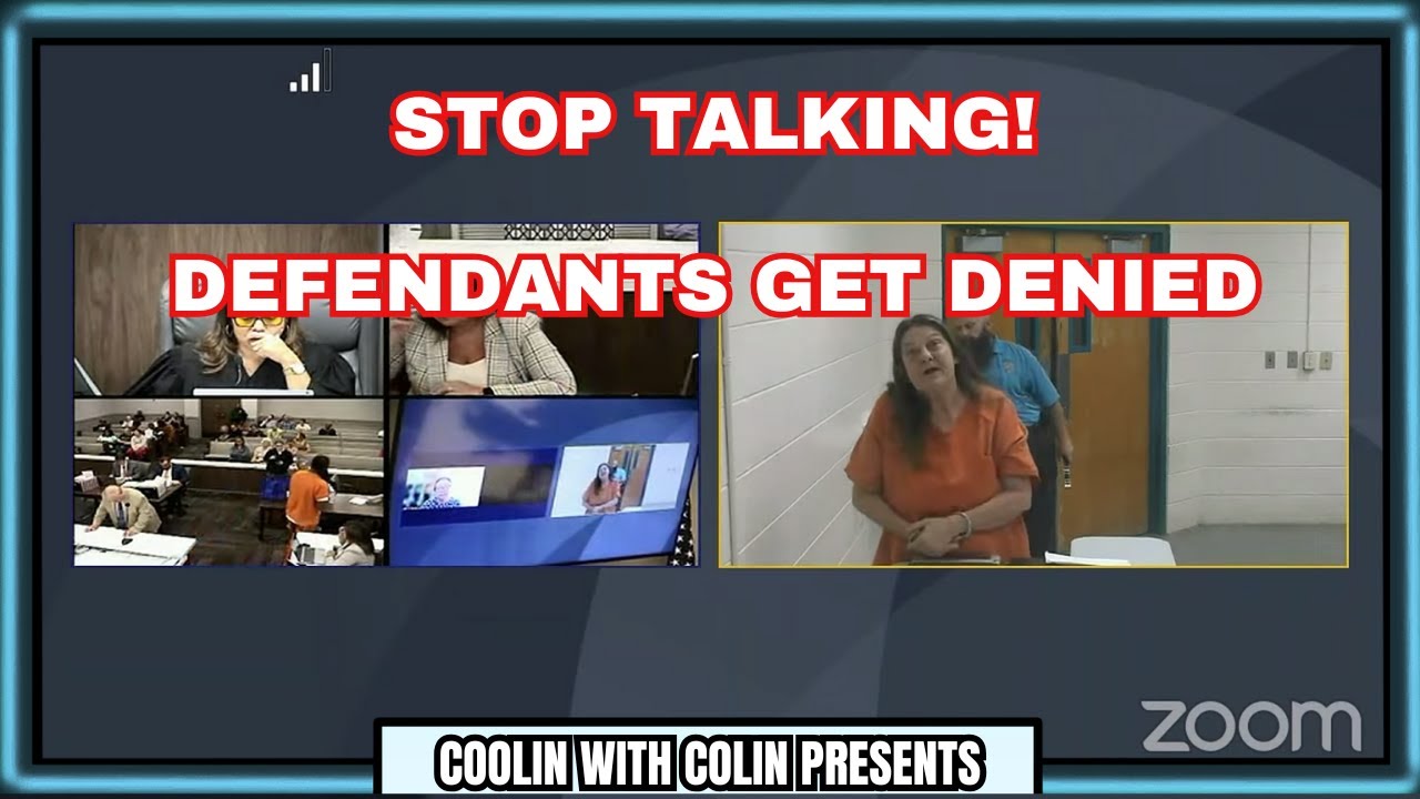 Defendants Won't Stop Talking Get Denied - YouTube