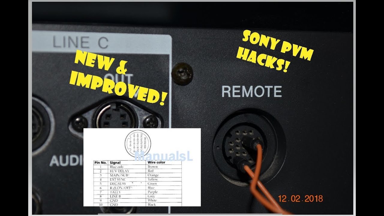 Sony Pro Trinitron Hacks! How to activate the Tally Lights! - YouTube