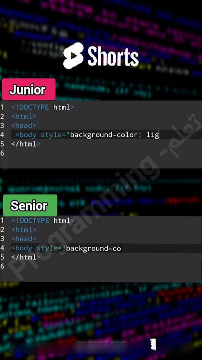 Junior vs Senior Frontend developer programming javascript html coding css html5 webdevelopment💻 ...