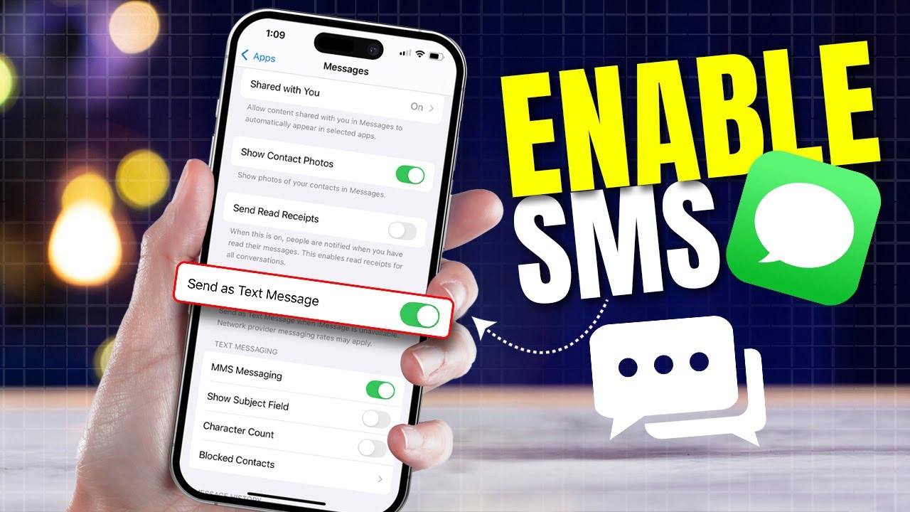 How to Enable SMS on iPhone | Turn on Text Message on iOS | Get Back to SMS from iMessage on ...