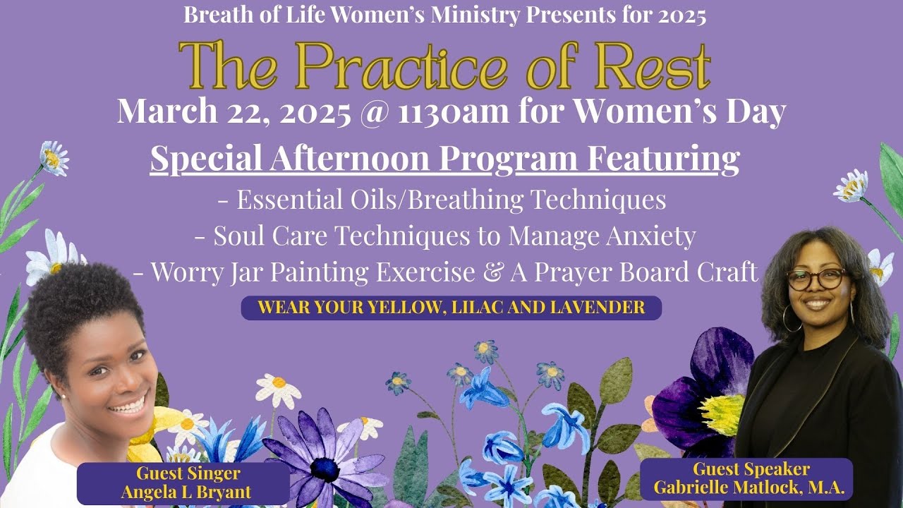 The Practice of Rest I Gabrielle Matlock I March 22, 2025 - YouTube