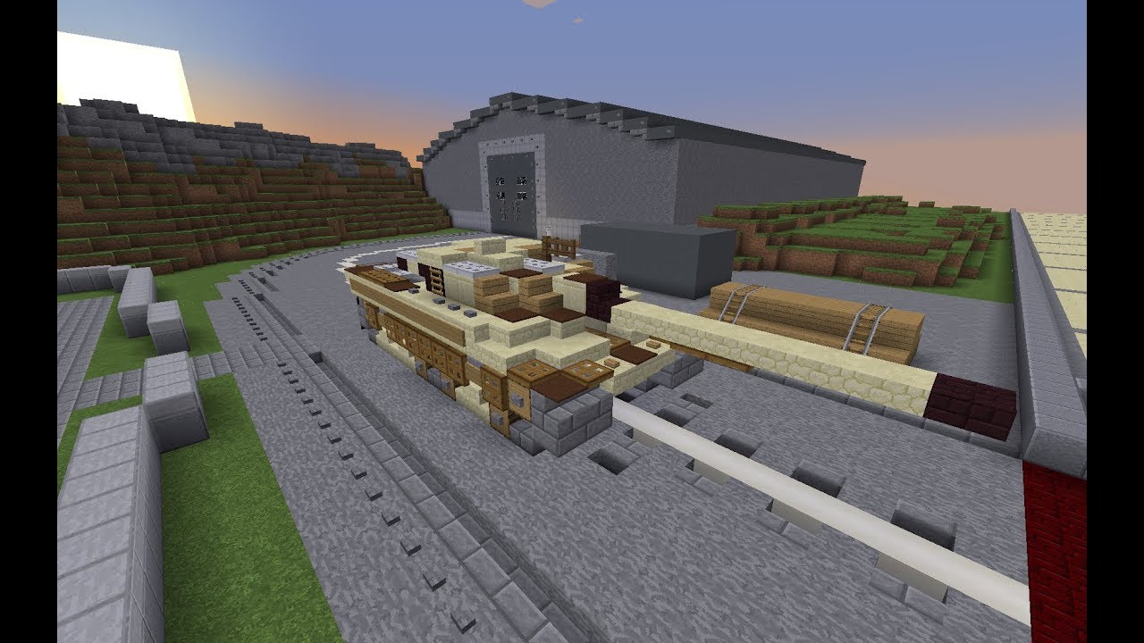 Minecraft Modern Warfare Build Tutorial: Challenger 2 - YouTube