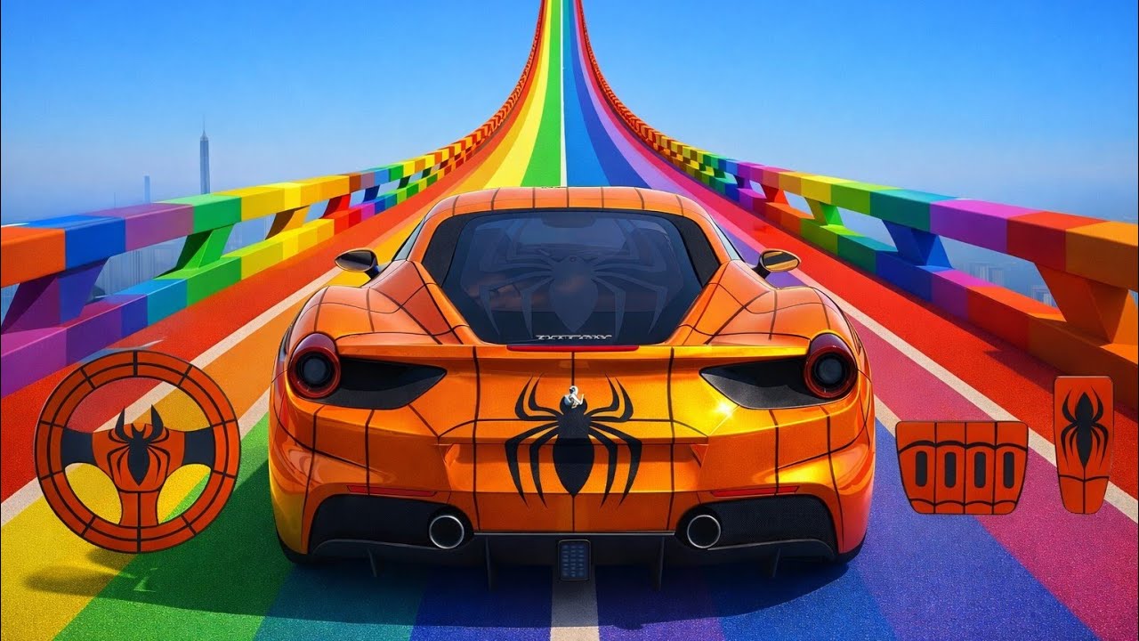 Mega Ramp Car Racing Master Simulator | GT Car Stunts & Impossible Ramp ...