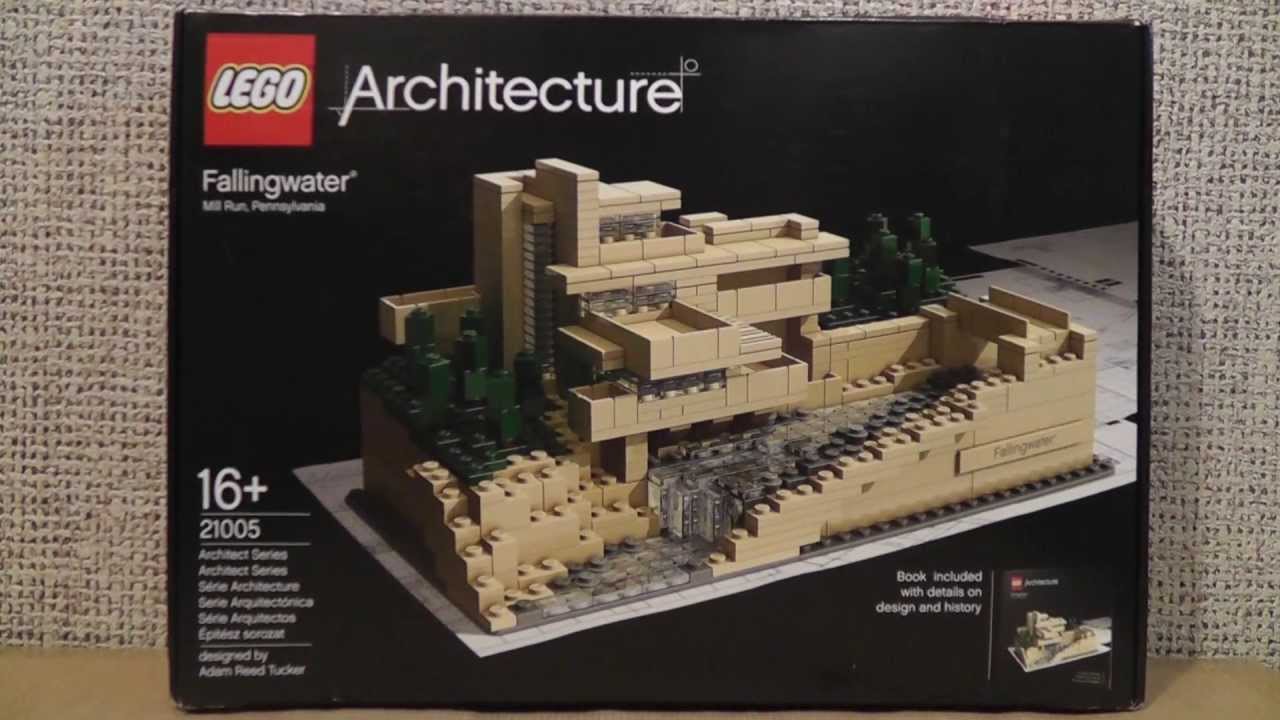 LEGO ARCHITECTURE 21005 FALLINGWATER - YouTube
