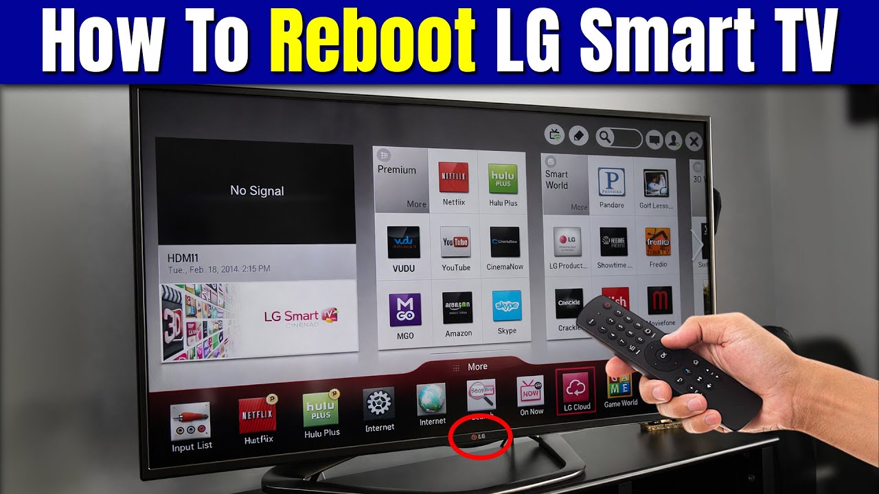 How to Reboot an LG Smart TV | Restart & Reset LG TV (All Working ...