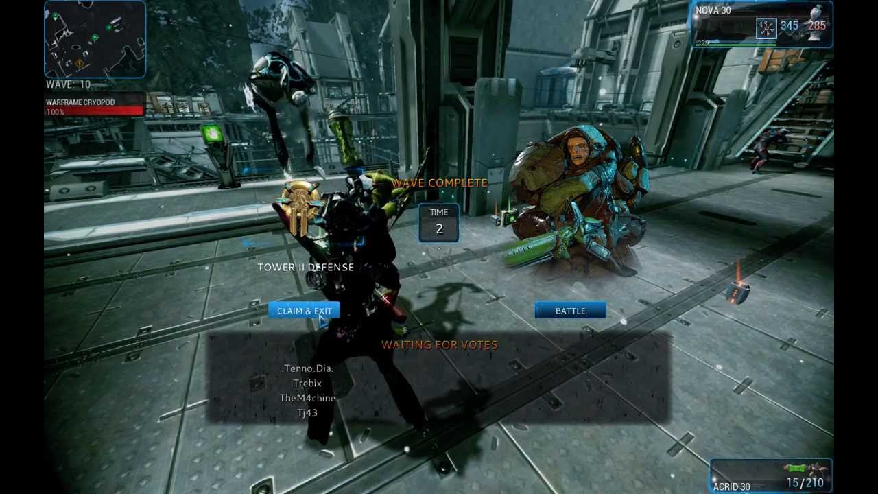 Warframe : Farm Void Key - T2 Defense - YouTube