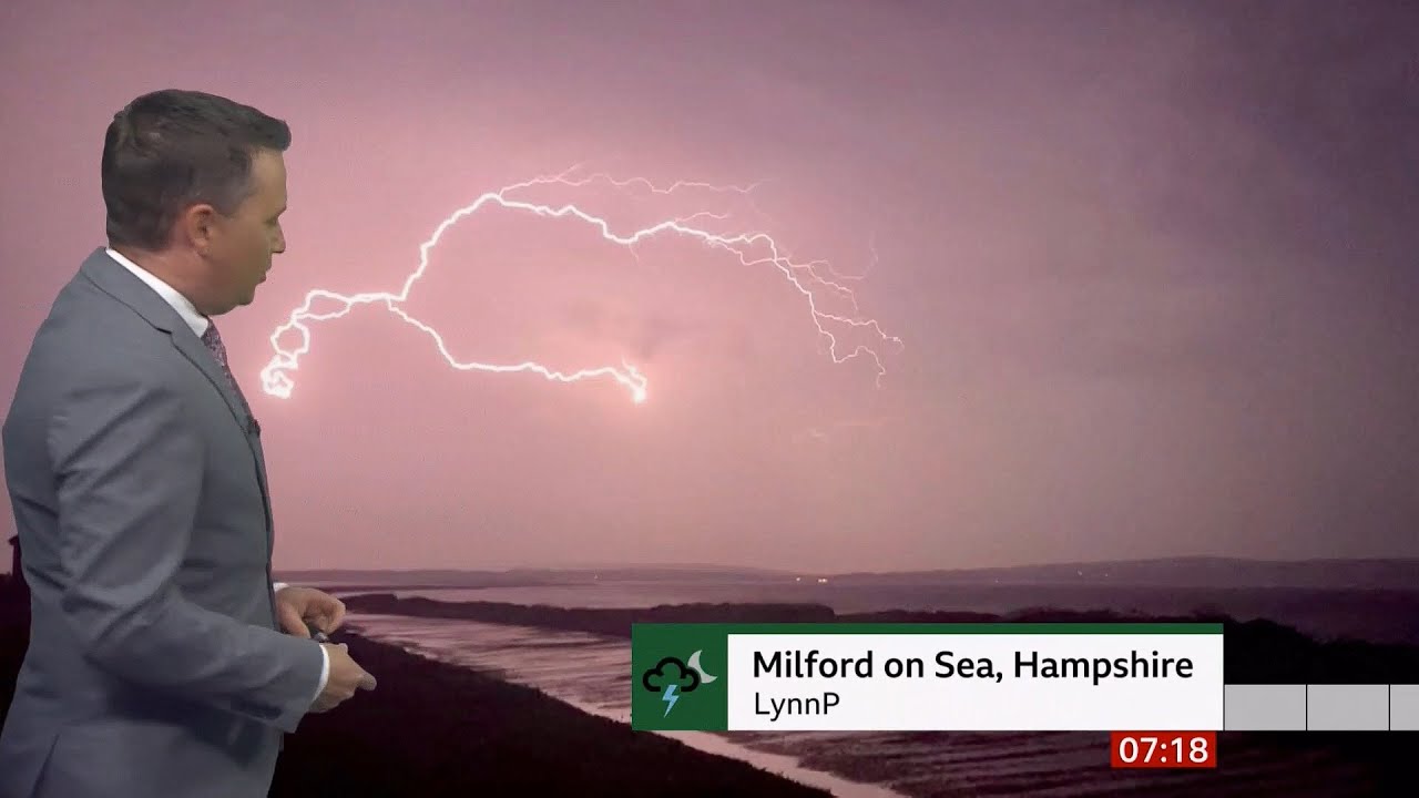 Weather images up to the morning + lightning (UK) - BBC - 16th May 2022 ...